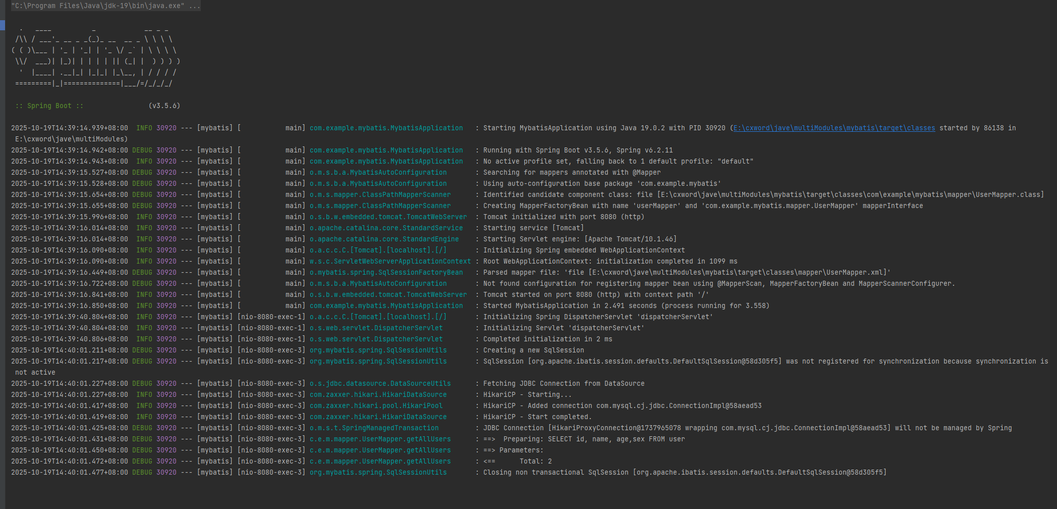 Spring Boot结合MyBatis读取Mysql数据-CSDN博客