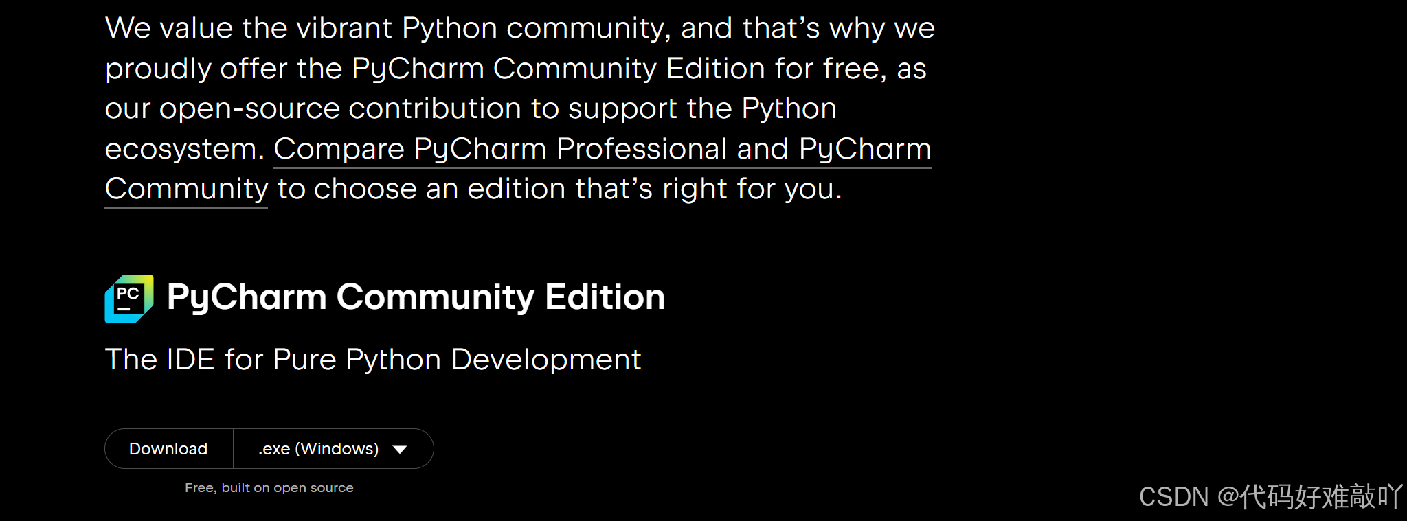 小白可安全食用-Python配置及Pycharm下载_pycharm32位下载-CSDN博客