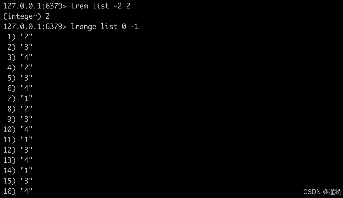 【redis初阶】List 列表类型_redis list类型常用例子-CSDN博客