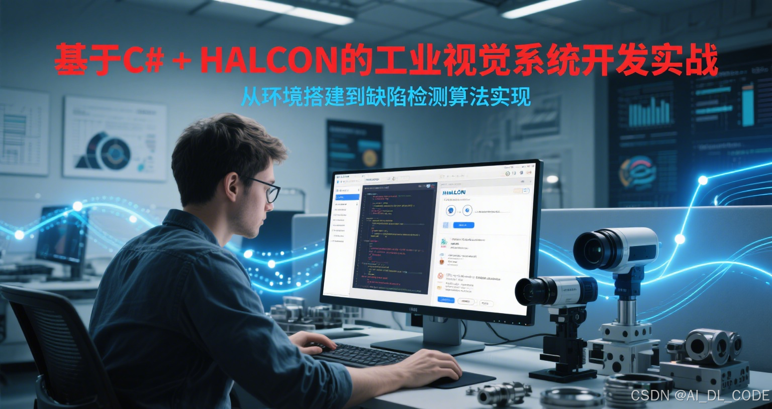 【基于C# + HALCON的工业视觉系统开发实战】一、从环境搭建到缺陷检测算法实现_halcon 24.11 crack dll-CSDN博客