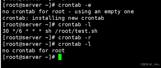 RHCE——循环周期任务（crontab）_编写crontab脚本-CSDN博客