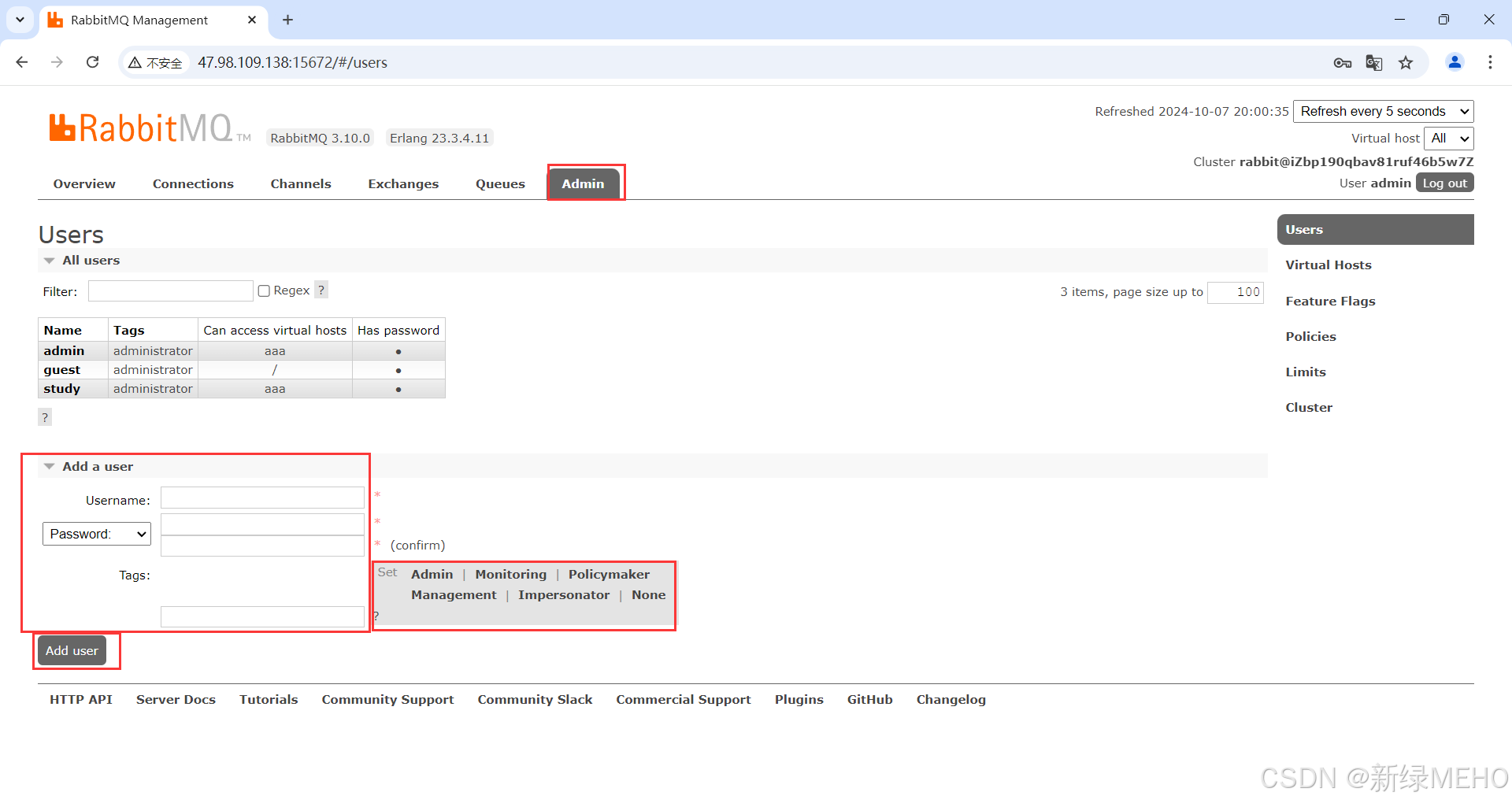 详解RabbitMQ核心概念及界面操作_rabbitmq界面操作-CSDN博客