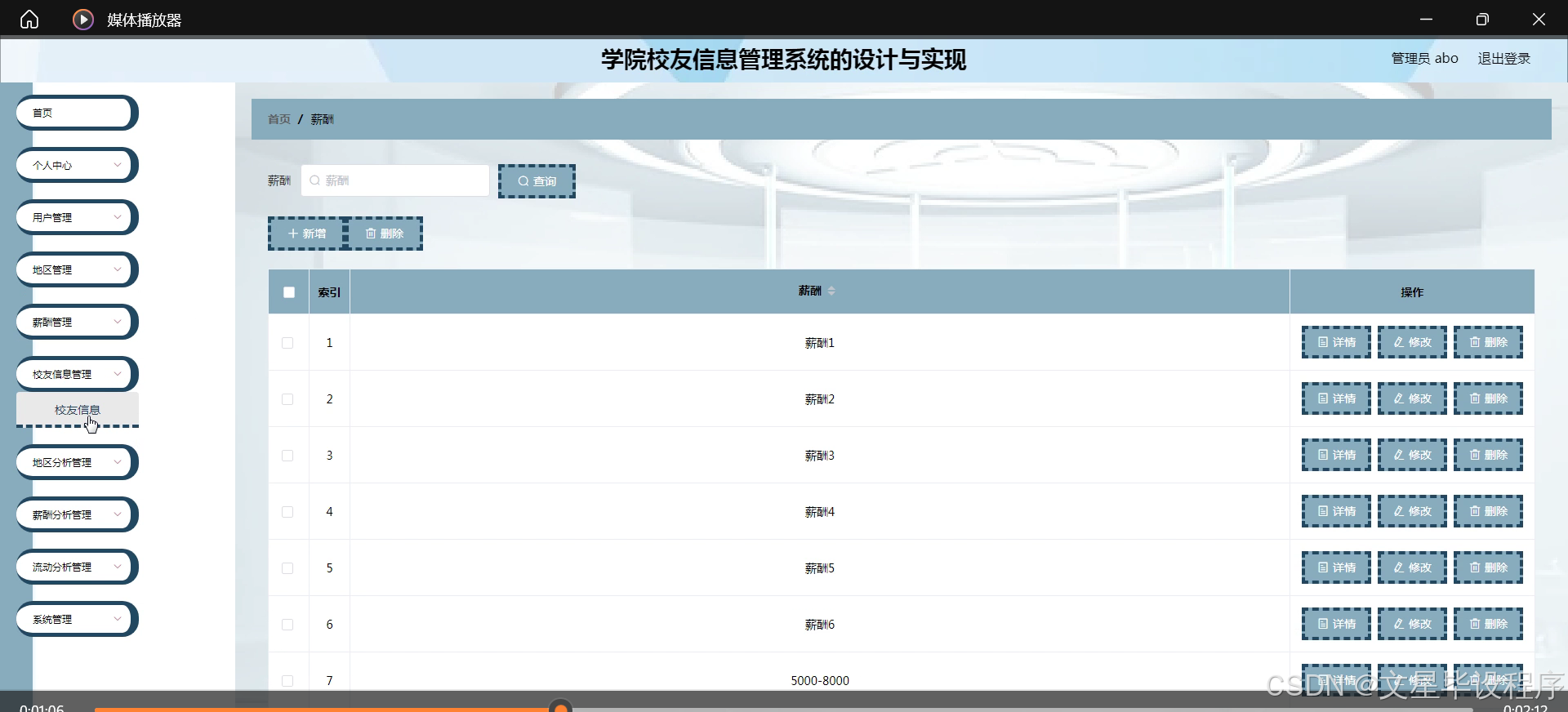 2025年毕设ssm学院校友信息管理系统的设计与实现论文源码高校校友信息服务管理平台的设计与实现论文 Csdn博客
