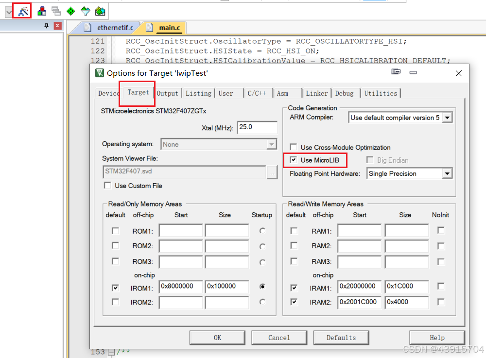 [LWIP] STM32F407ZGT6+CubeMX6.4+YT8512C最基础配置_yt8512 stm32-CSDN博客