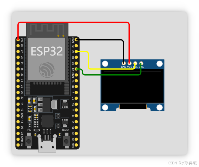 【PlatformIO】基于Arduino的ESP32 oled显示文字、图形_platformio 开发esp32s3 显示屏显示文字-CSDN博客