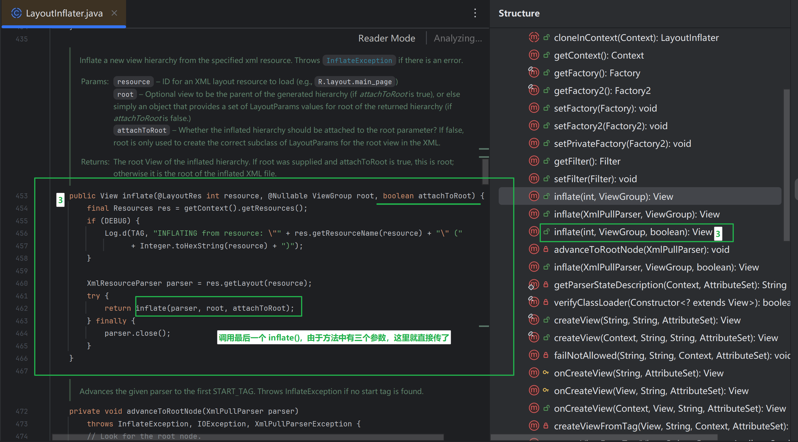 android 从源码层面带你走进 inflate()_android的列表inflate详解-CSDN博客