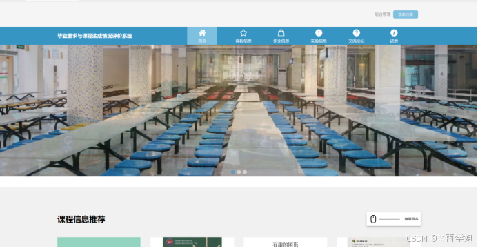 计算机毕业设计ssm毕业要求与课程达成情况评价系统 基于ssm框架的毕业要求与课程目标达成度评估系统 Ssm框架下毕业标准与课程完成情况分析系统毕业要求达成情况评价与持续改进机制框图 Csdn博客