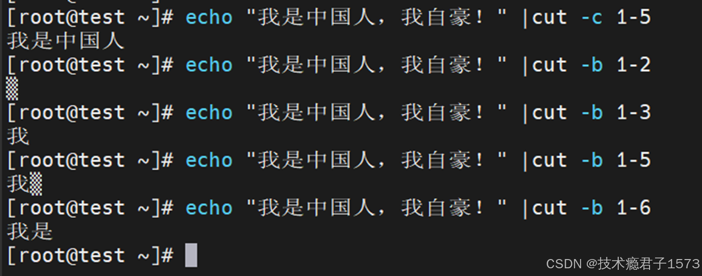 Linux系统shell程序设计（三）-cut命令详解（理论+实战）_linux shell cut-CSDN博客