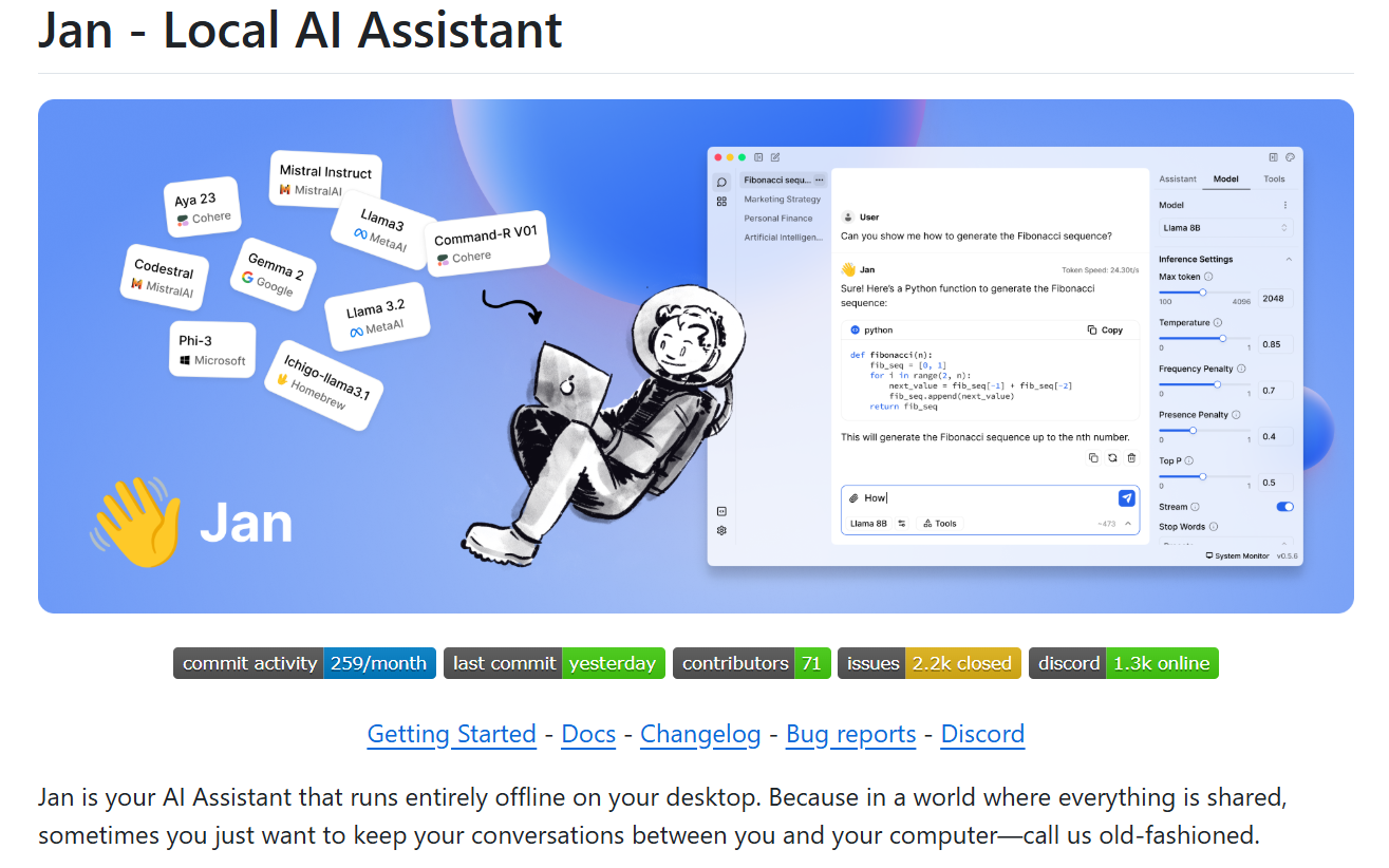 Jan：重塑本地AI交互，打造隐私优先的桌面智能助手_jan本地ai助手-CSDN博客