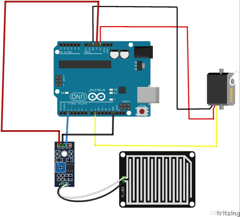 基于arduino的自动雨棚洗衣晾衣架用arduino做的智能遮阳伞 Csdn博客