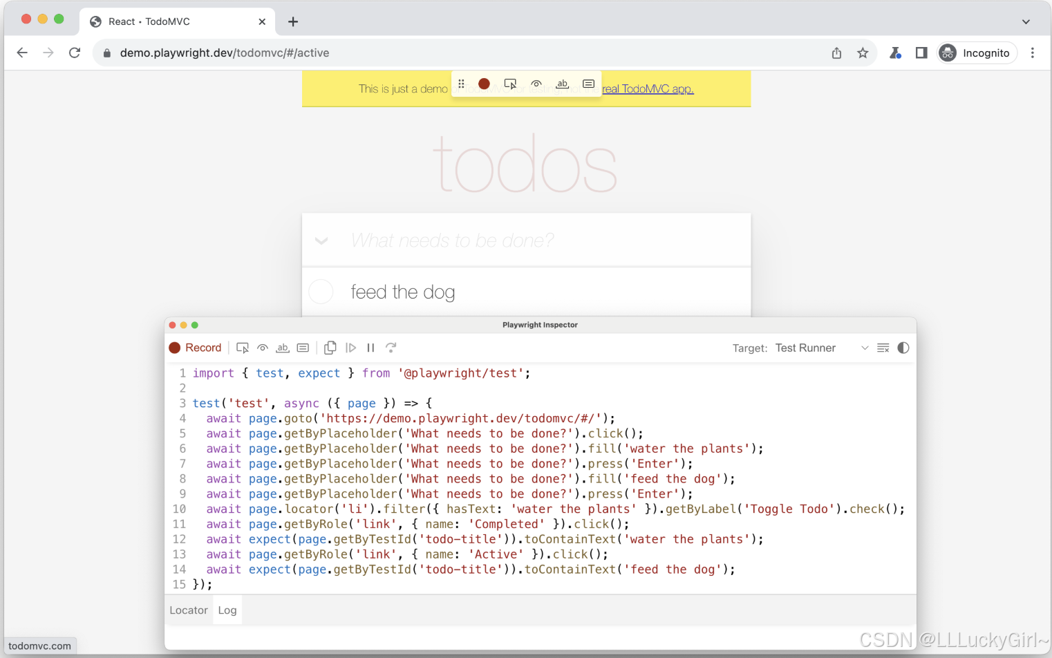 Playwright入门之---生成测试_playwright codegen-CSDN博客