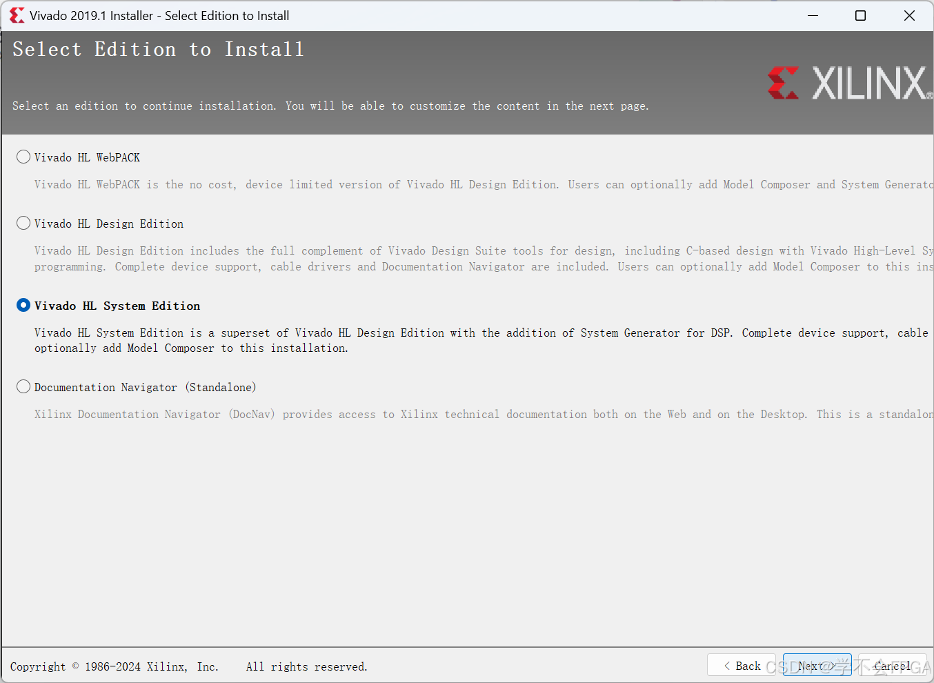 VIVADO2019.1安装（附带安装包）_vivado安装教程2019-CSDN博客