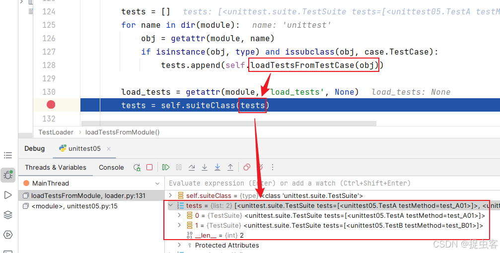 unittest-18-测试加载器（3）loadTestsFromModule-1_请简述testloader 类中 ...