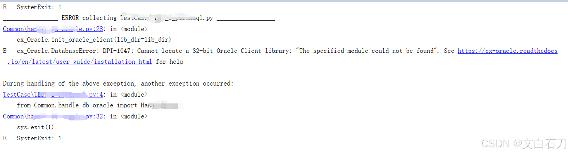cx_Oracle报DPI-1047_cannot locate a 32-bit oracle client library:"the -CSDN博客