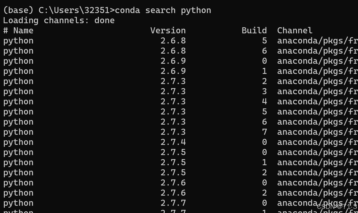 Python——anaconda相关指令和创建虚拟环境+对比_aconda 虚拟环境-CSDN博客