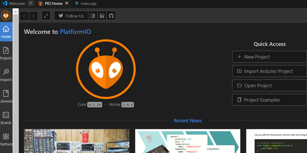 VSCode platformio首次开发ESP32 等待时长 _vscode platformio esp32-CSDN博客