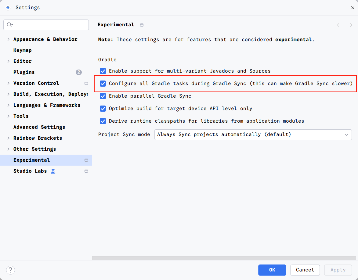 Android Studio最新版不显示gradle task list 问题_android studio gradle 不显示-CSDN博客