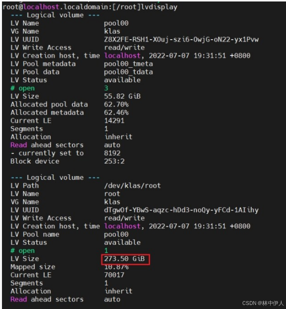 麒麟V10系统扩容（centos7类似）-CSDN博客