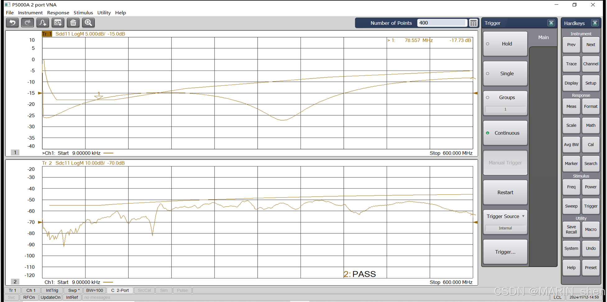 Marin说PCB之如何把P5000A网络分析仪上测量S参数的结果导入到CST仿真软件中---01_阻抗测量结果导入cst-CSDN博客