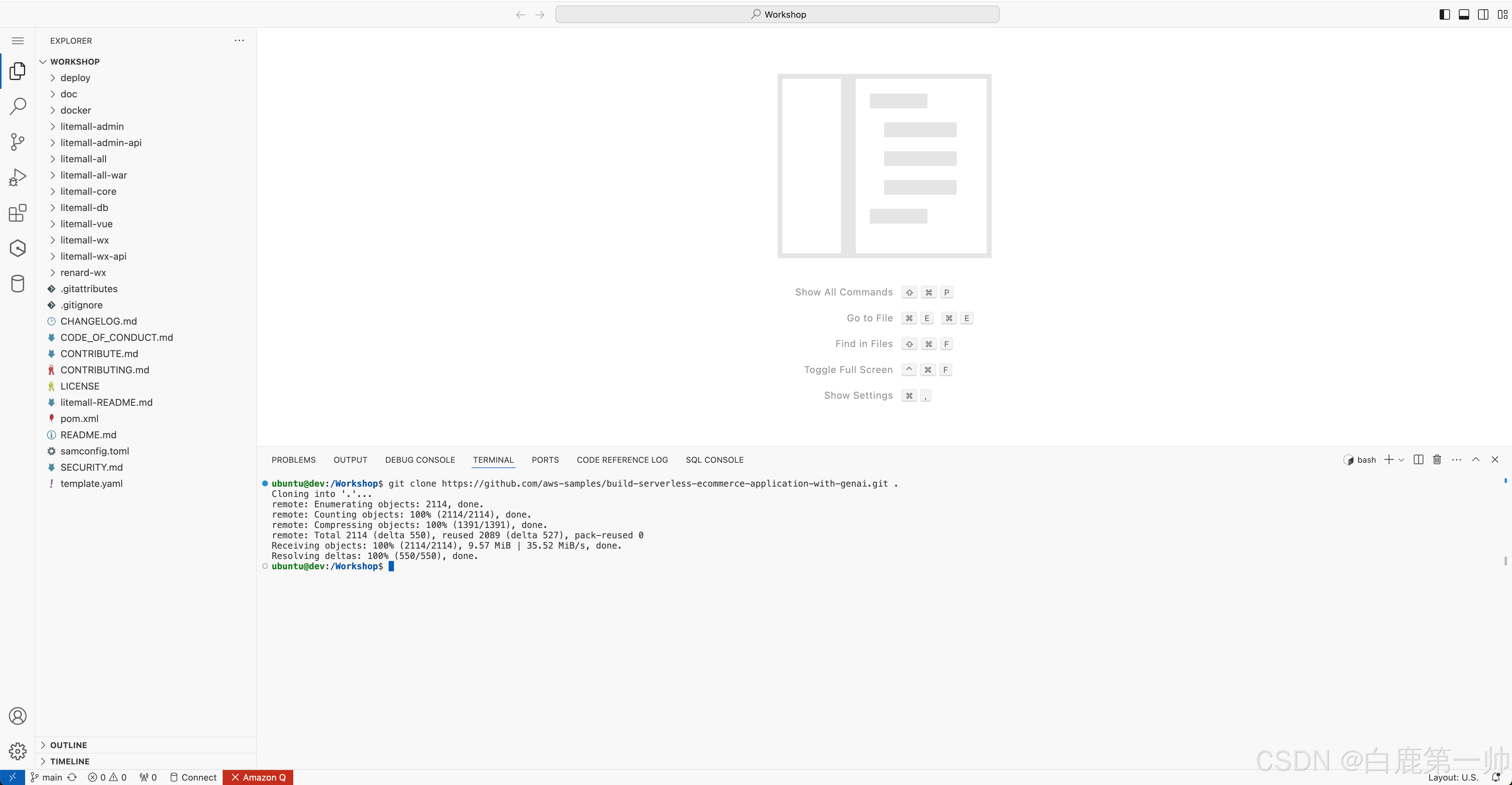 白鹿 Hands-on：消除冷启动——基于 Amazon Lambda SnapStart 轻松打造 Serverless Web 应用（一）-CSDN博客
