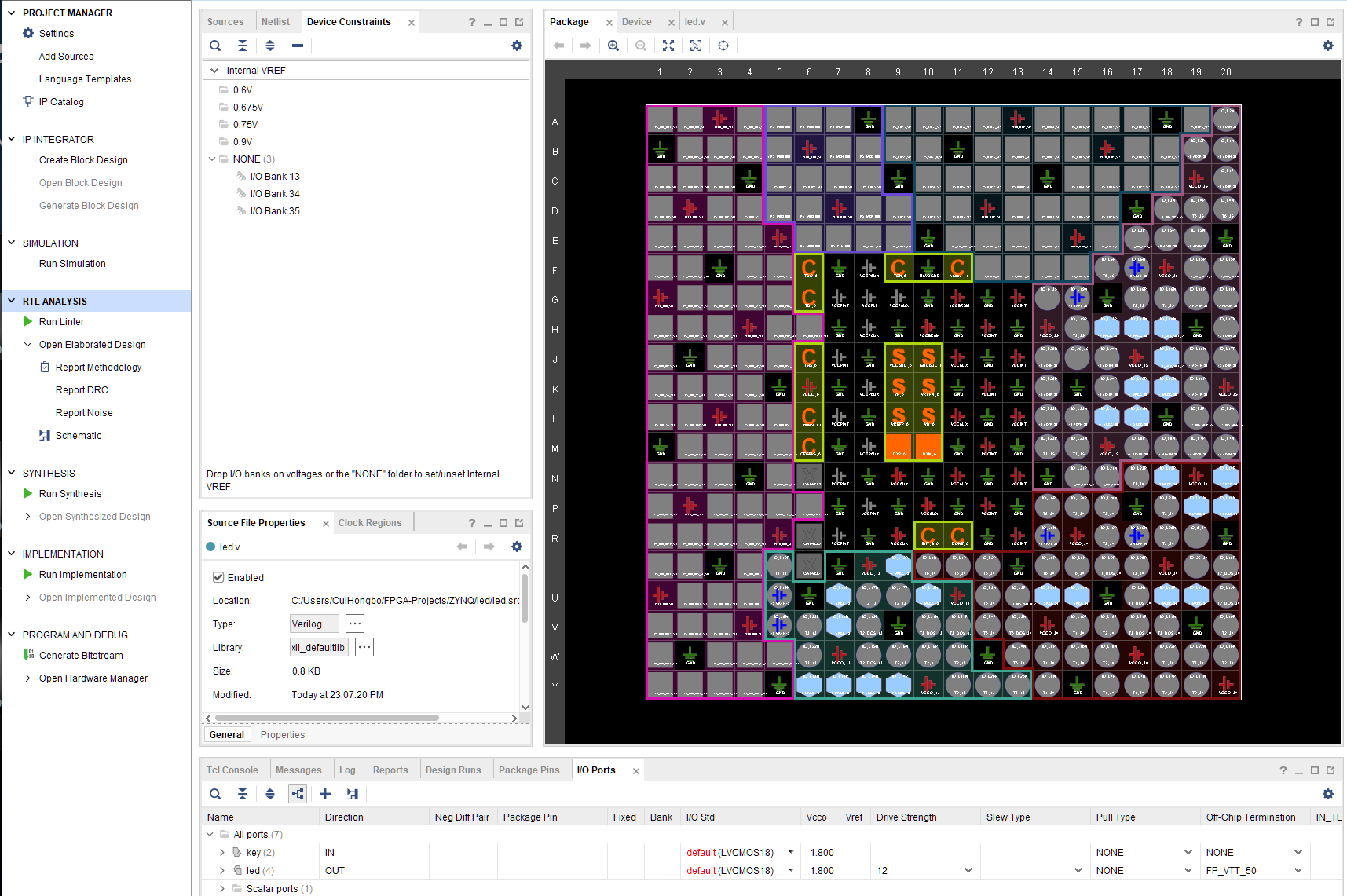 [2] PYNQ PL端的简单入门(LED按键控制)_pynqz2 pl ddr-CSDN博客