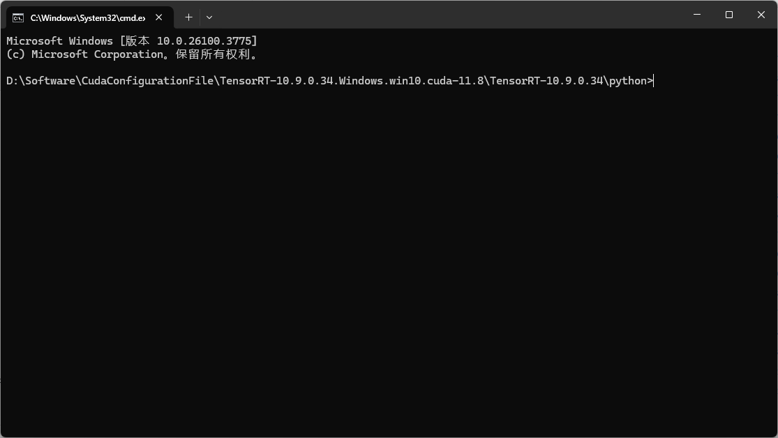 tensorrt安装，以及验证_pip install tensorrt-CSDN博客