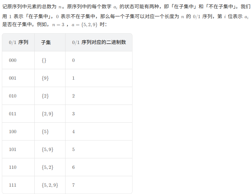 LeetCode刷题记录----78.子集（Medium）-CSDN博客