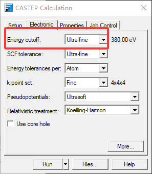 Materials Studio学习笔记（二十）——利用CASTEP模块计算能带和态密度_otfg ultrasoft-CSDN博客
