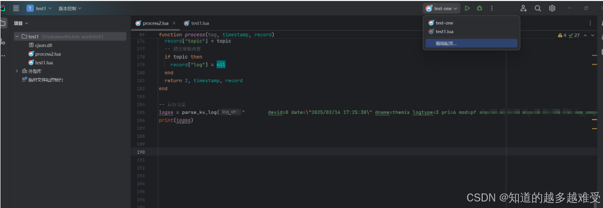 windows使用clion运行lua文件，并且使用cjson-CSDN博客
