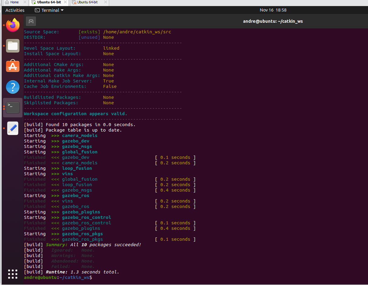 Ubuntu20.04＋TXDrone＋px4＋运行Vins-fusion_ubuntu20.04配置vins-fusion-CSDN博客