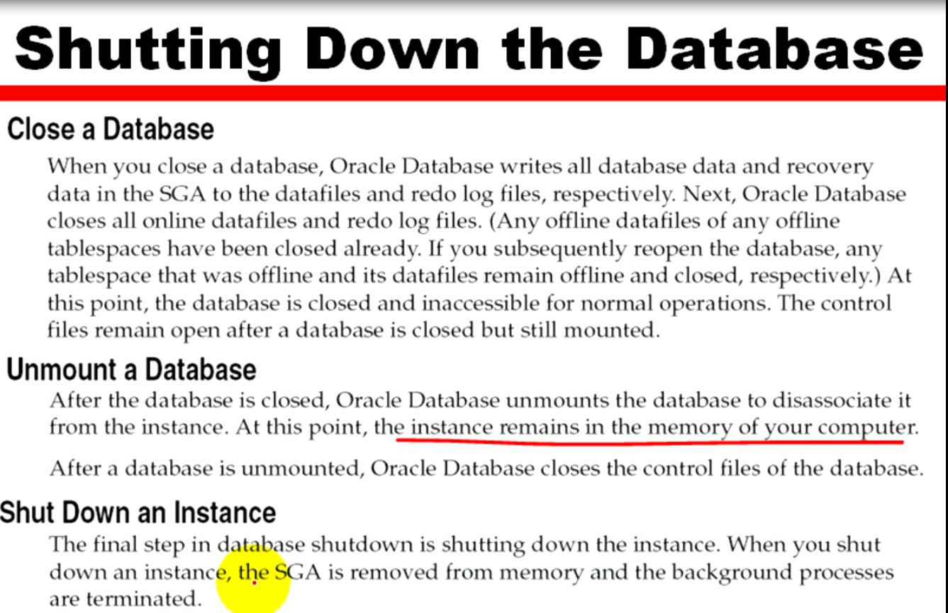 Oracle数据库启动与关闭的各个阶段详解_oracle 数据库启动阶段分析-CSDN博客
