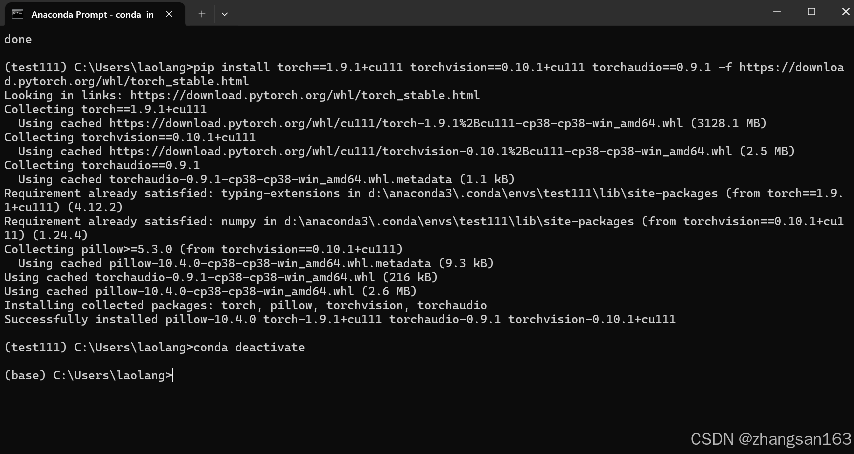 安装cuda+cudnn+tensorflow+torch及anaconda虚拟环境配置_cuda cudnn tensorflow安装-CSDN博客