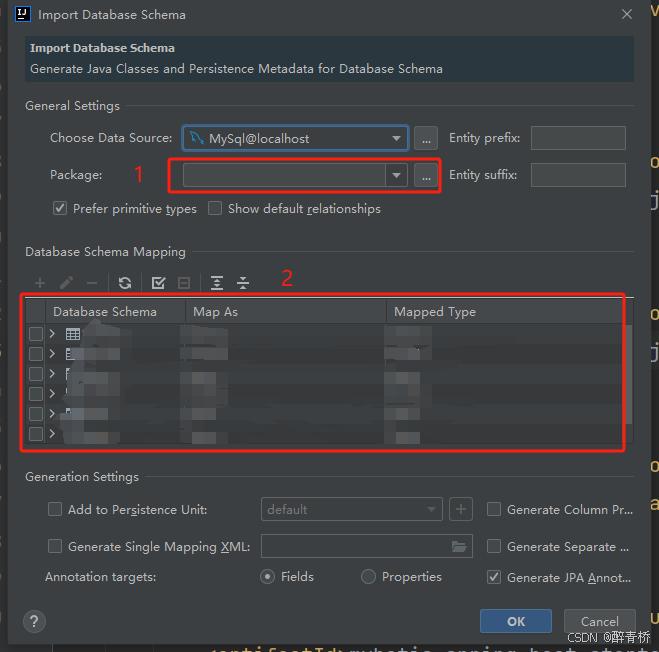 Idea通过hibernate自动生成实体类idea Hibernate Jpa Dao自动化 Csdn博客