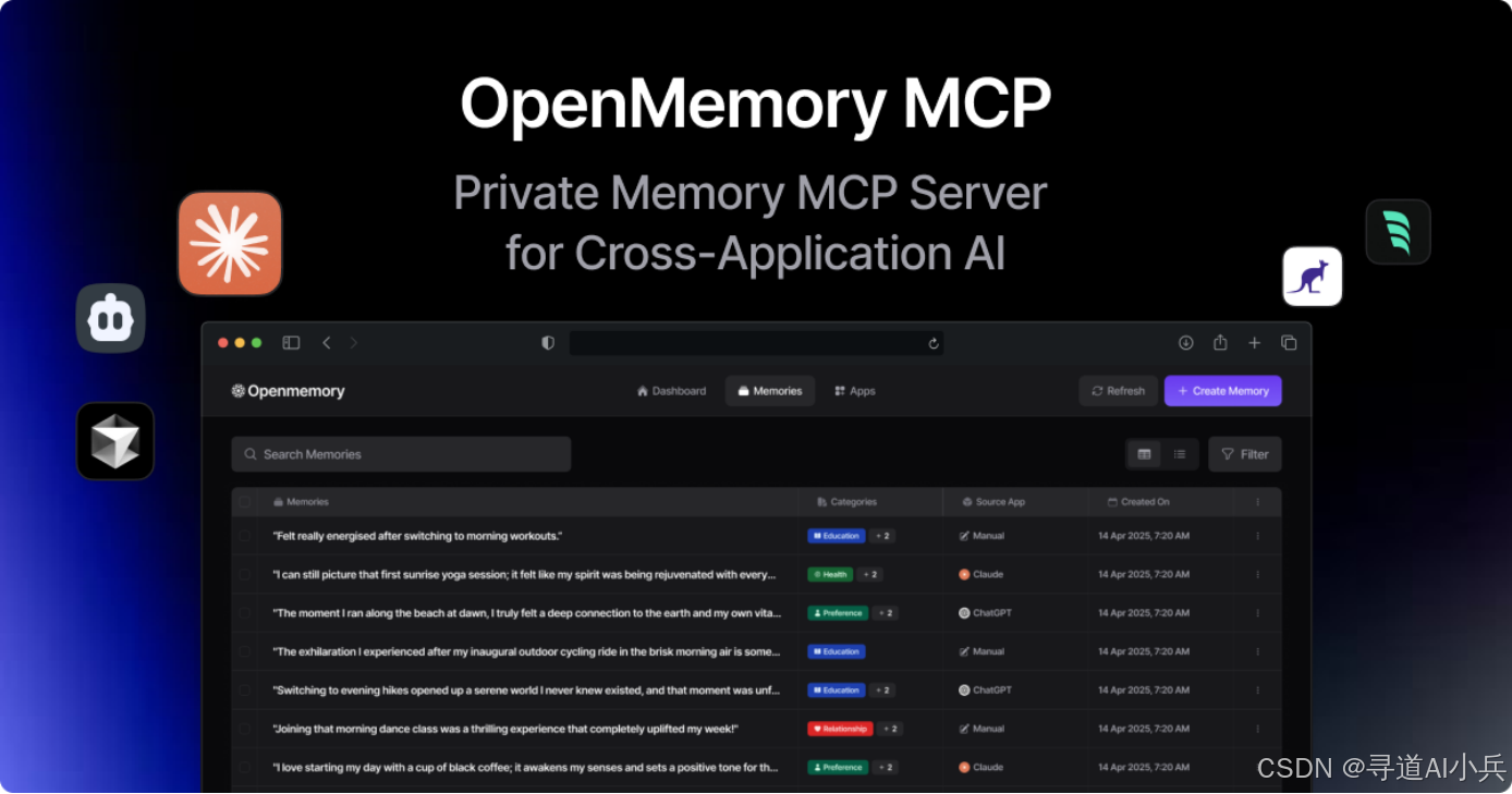 【MCP探索实践】OpenMemory MCP：如何用MCP协议解锁AI工具的跨平台记忆共享_openmemorymcp-CSDN博客