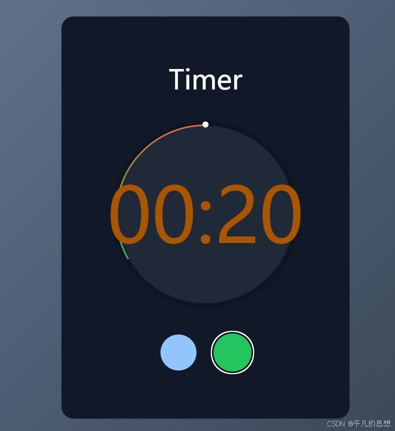 使用html、css和javascript构建简单计时器html计时器 Csdn博客