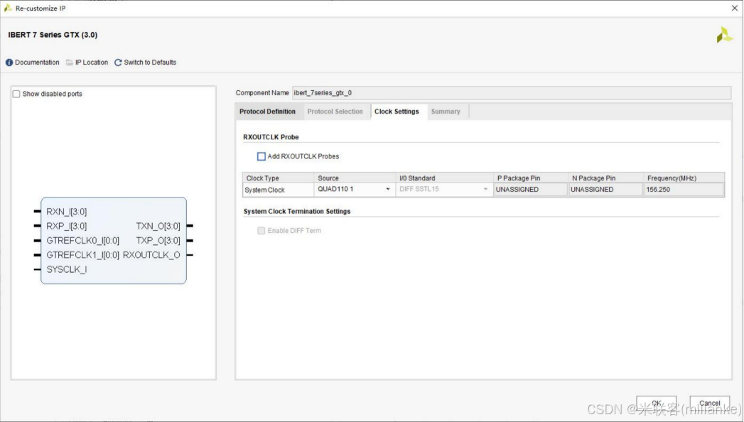 [米联客-XILINX-H3_CZ08_7100] FPGA_GTX高速串行通信光口通信方案连载-01利用IBERT进行GTX信号眼图测试 ...