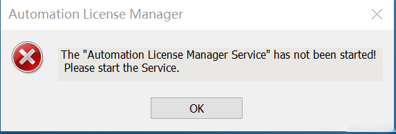博图Automation License Manager Service服务自动关闭导致Automation License Manager打 ...