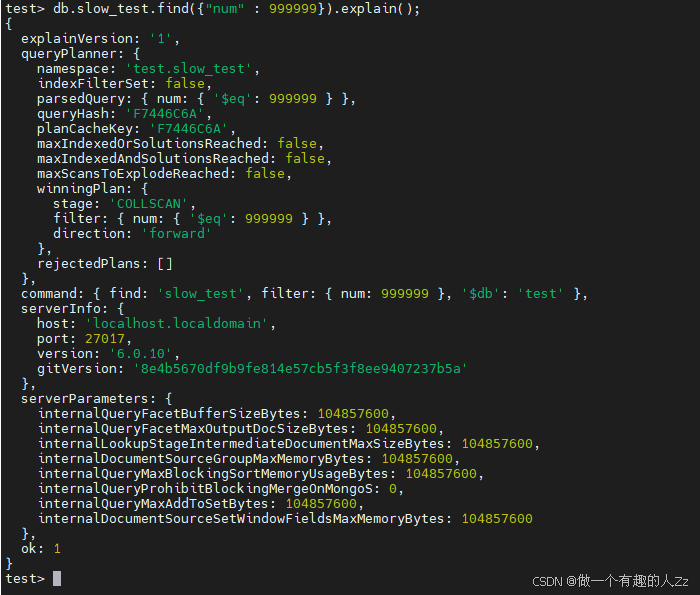 MongoDB【使用篇】02：MongoDB查询优化相关_mongodb开启慢查询-CSDN博客