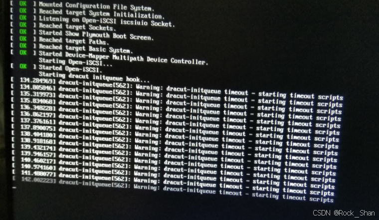 U盘安装centos7 提示starting timeout scripts错误-CSDN博客