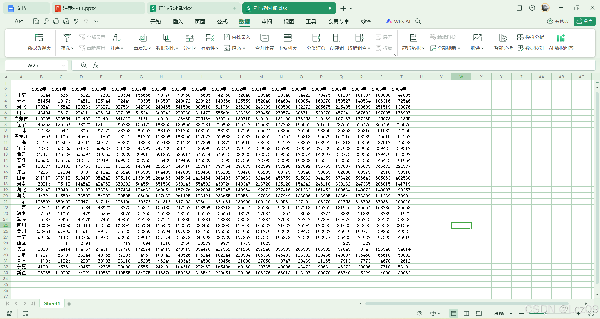 从零开始学Excel——Excel表格中如何实现行行互换和列列互换（行行对调和列列对调）_excel行列互换-CSDN博客