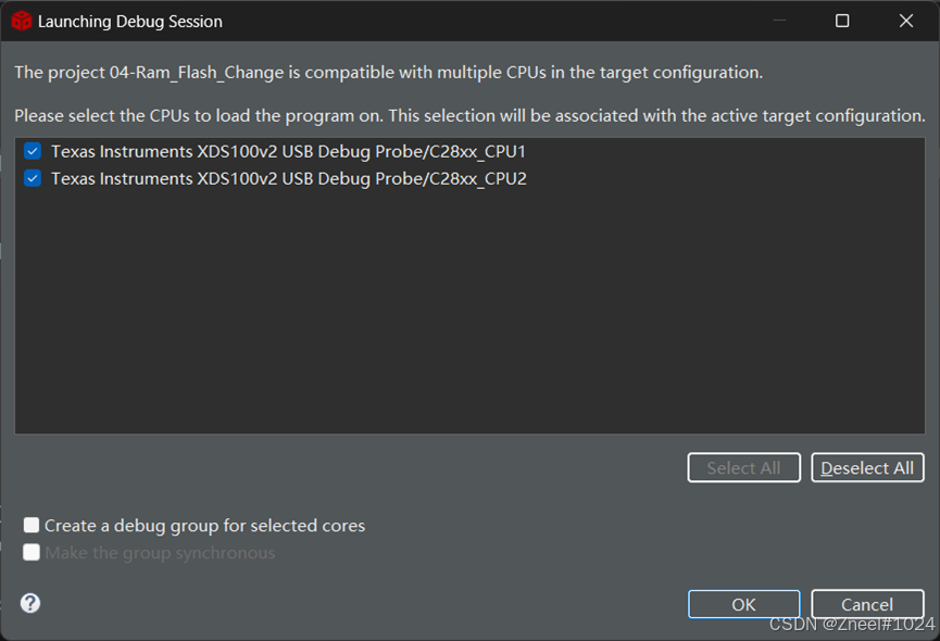 关于利用CCS配置双核C2000时无法进行第二次CPU选择_c2000 双核 启动-CSDN博客