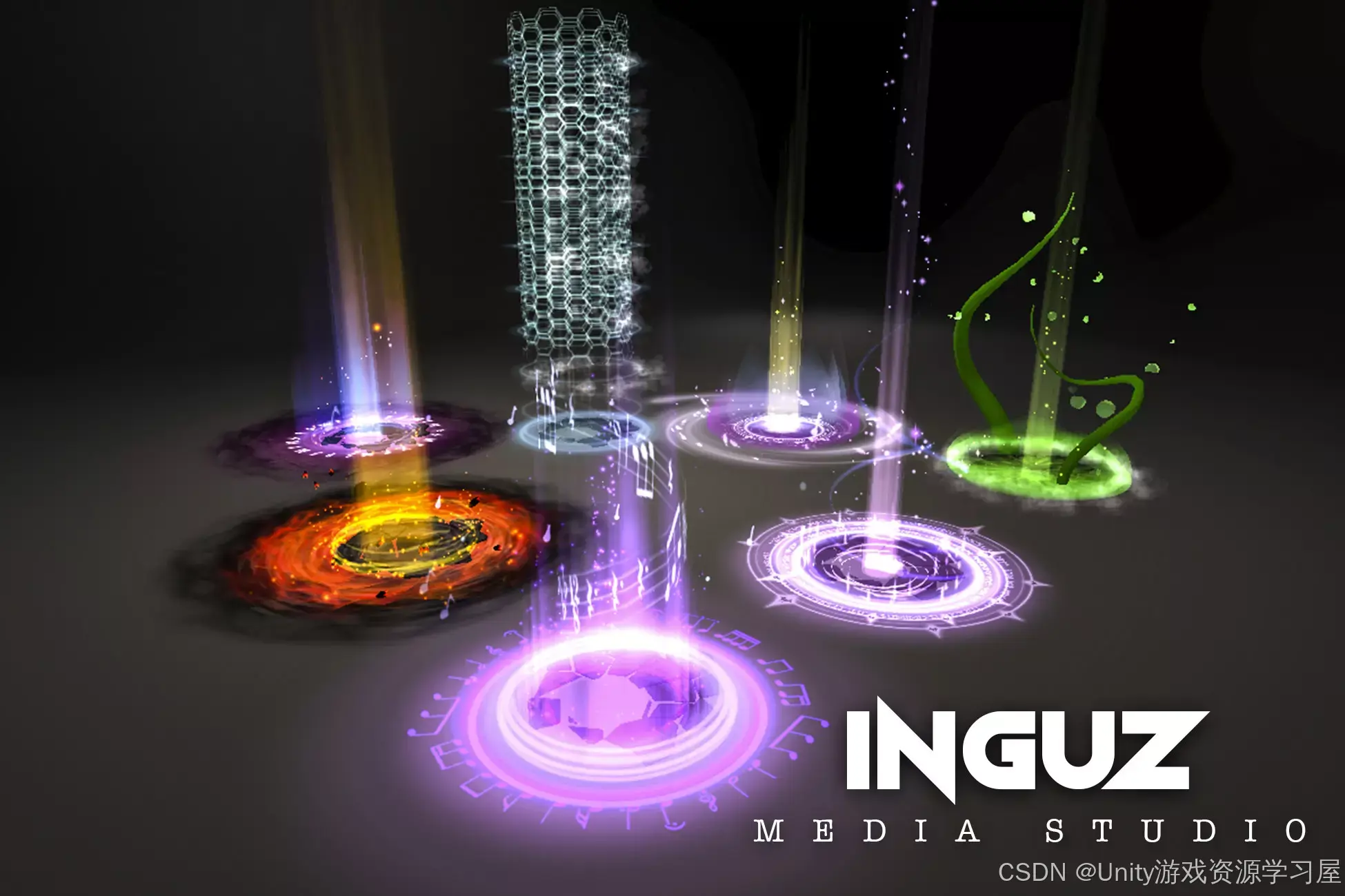 【Unity 特效插件】The Beautiful Portal/Level up/Teleport/Warp VFX 提供了多种风格的传送门 ...