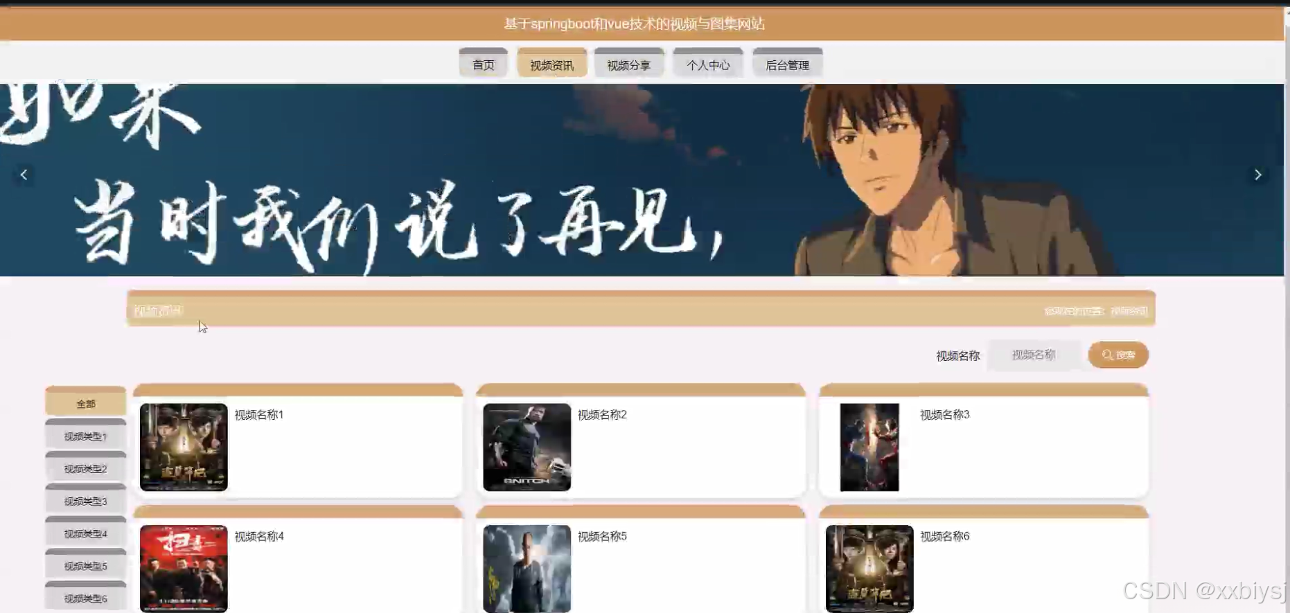 Springboot毕设项目基于springboot和vue技术的视频与图集网站9t056javavuemybatismavenmysqlsprnig) Csdn博客