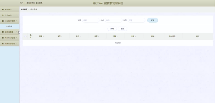 计算机毕业设计java基于web的校友管理系统 Java Web架构下的高校校友信息互动平台设计与实现 基于ssm框架的校友联络与服务一体化系统开发 Csdn博客