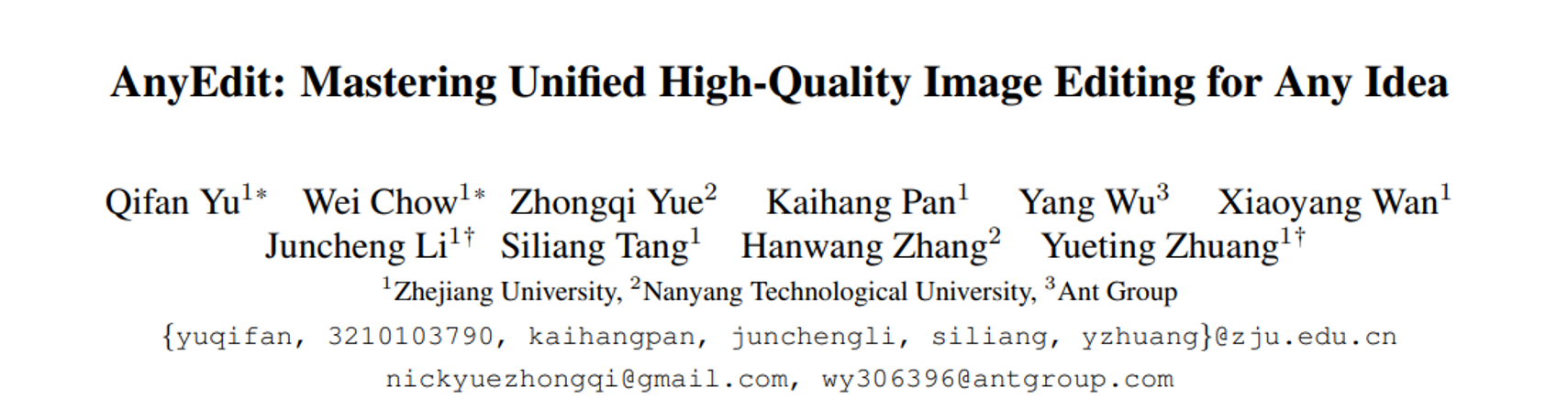 【阅读文献笔记】AnyEdit: Mastering Unified High.Quality Image Editing for Any Idea-CSDN博客