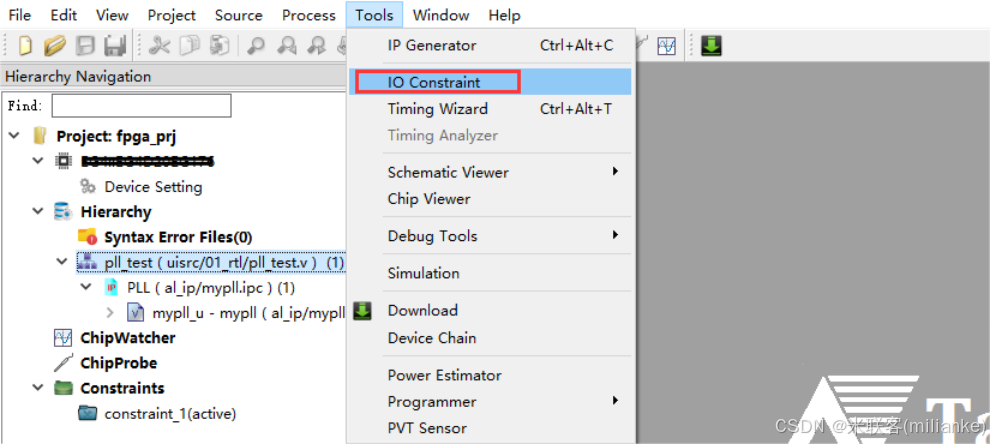 [米联派-安路飞龙DR1-FPSOC] FPGA基础篇连载-02使用安路TD开发工具创建FPGA工程_dr1m90geg484-CSDN博客