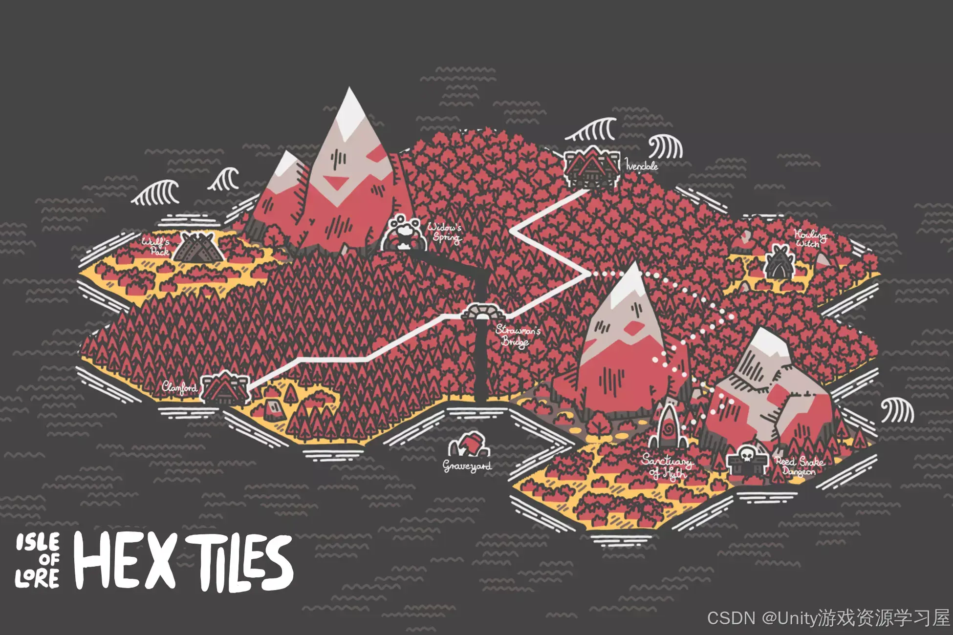 【Unity 六边形瓦片资源包】Isle of Lore: Hex Tiles 提供了一个丰富且灵活的六边形地图构建工具，适用于各种策略类和桌游风格的游戏_unity生成六边形瓦片地图-CSDN博客