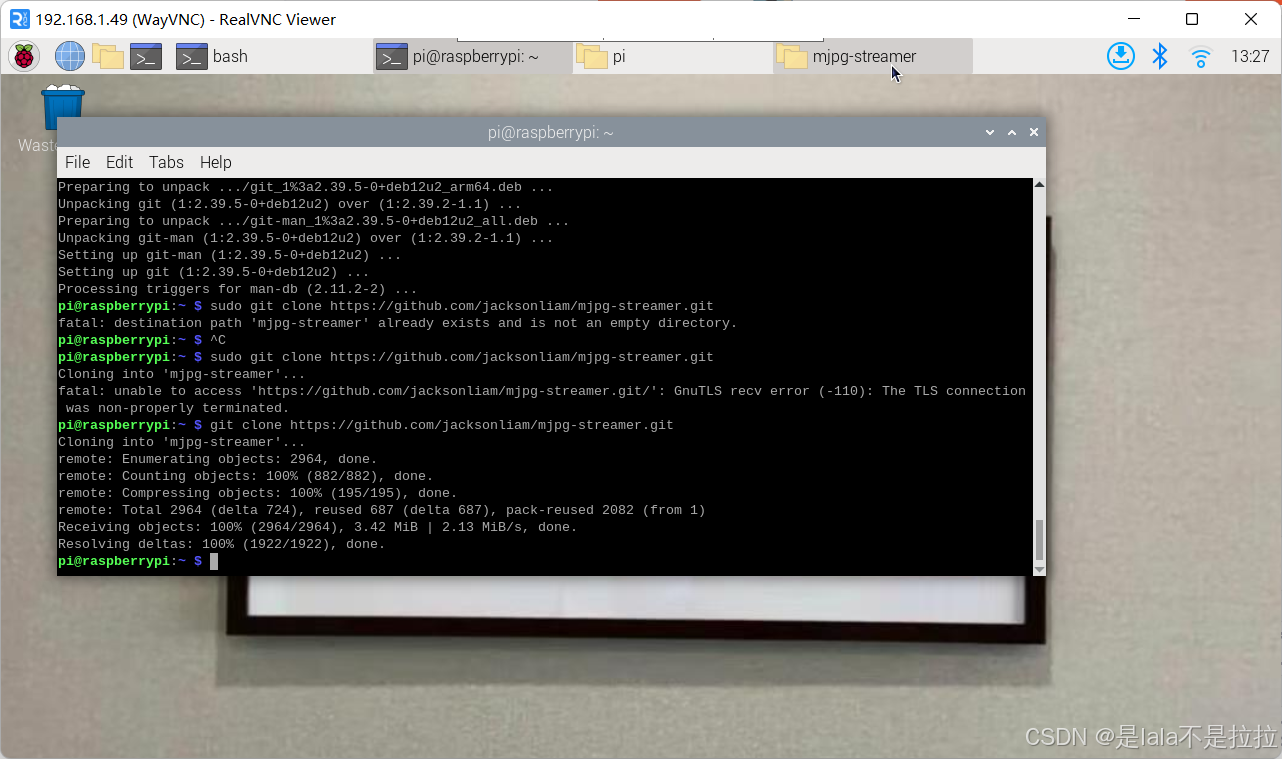 （超详细）树莓派mjpg_streamer下载安装自启动_各种弯路版_mjpg-streamer 下载-CSDN博客