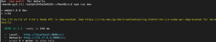 从头开始在docker中对MaxKB工程源码部署笔记_maxkb源码部署-CSDN博客
