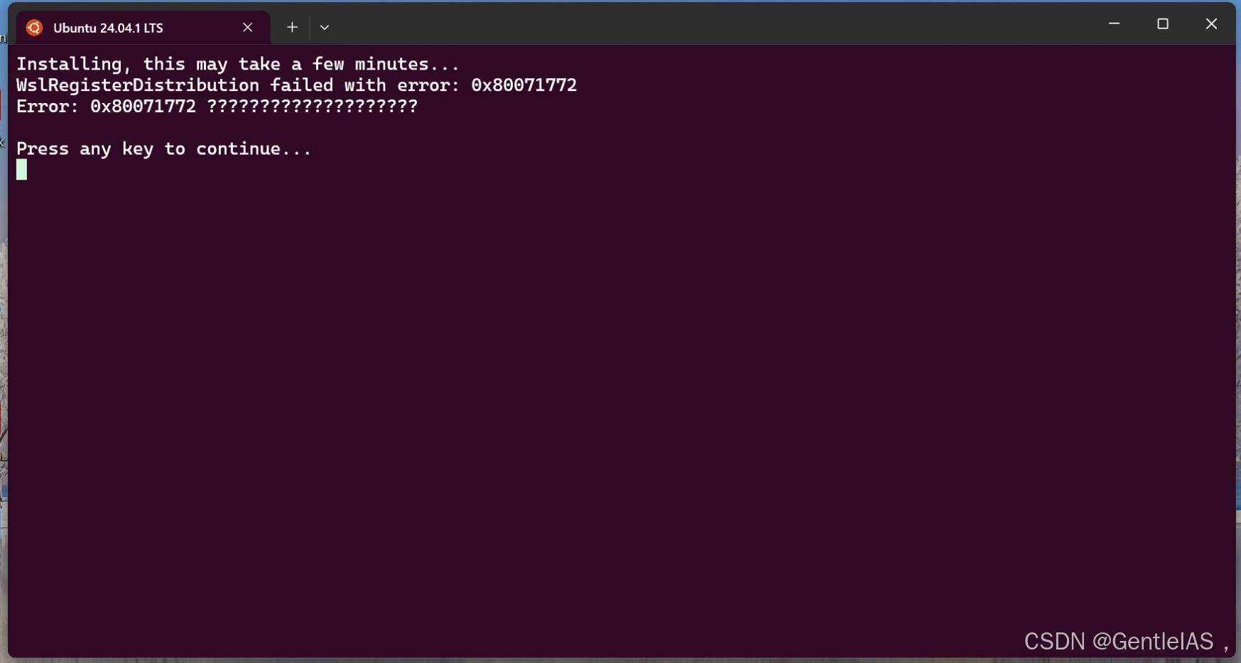 WSL Ubuntu2404安装及图形化界面配置_wsl安装图形界面-CSDN博客